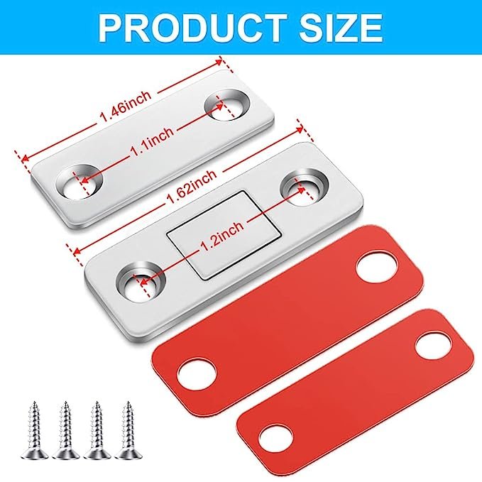 Drawer Magnet Ultra Thin Cabinet Invisible Door Closer Magnet Door ...