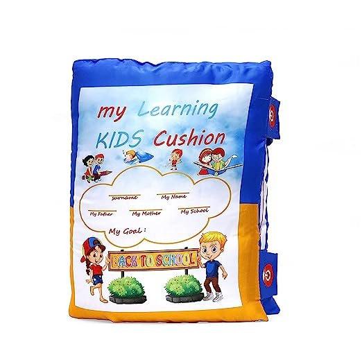 My Learning Cushion Printed Velvet Learning Kids Pillow | Bhajan ...