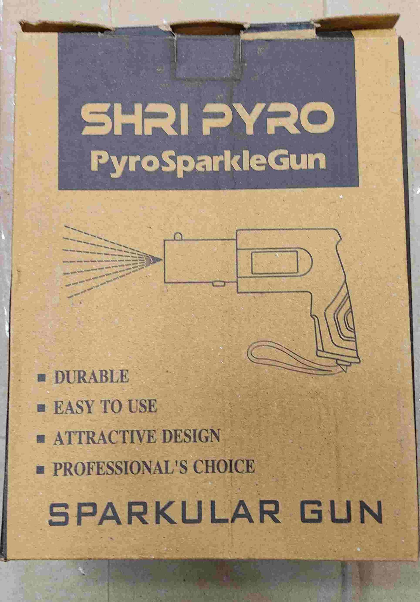 Sparkle Gun Cold Fire Gun Cold Pyro Gun | Bhajan Variety shop