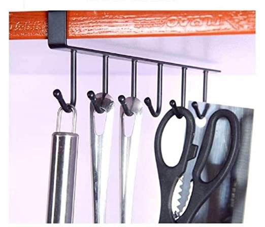 Multifunctional 6 Hook Organiser Metal Hook Hanger Suitable for Room ...