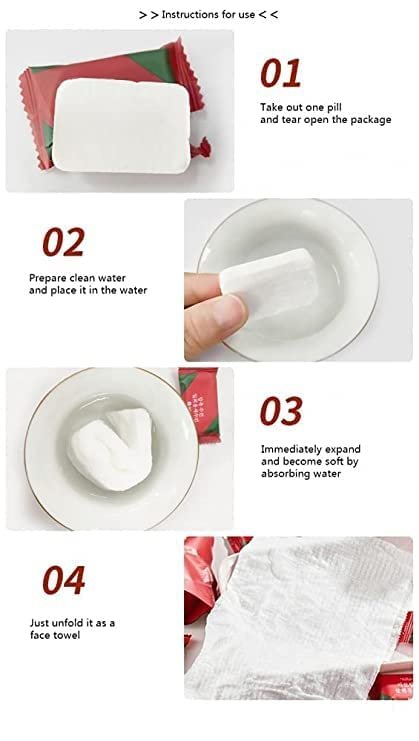 Compressed Candy Towel Compressed Mini Towel Magic Tablet Towel Tissues ...