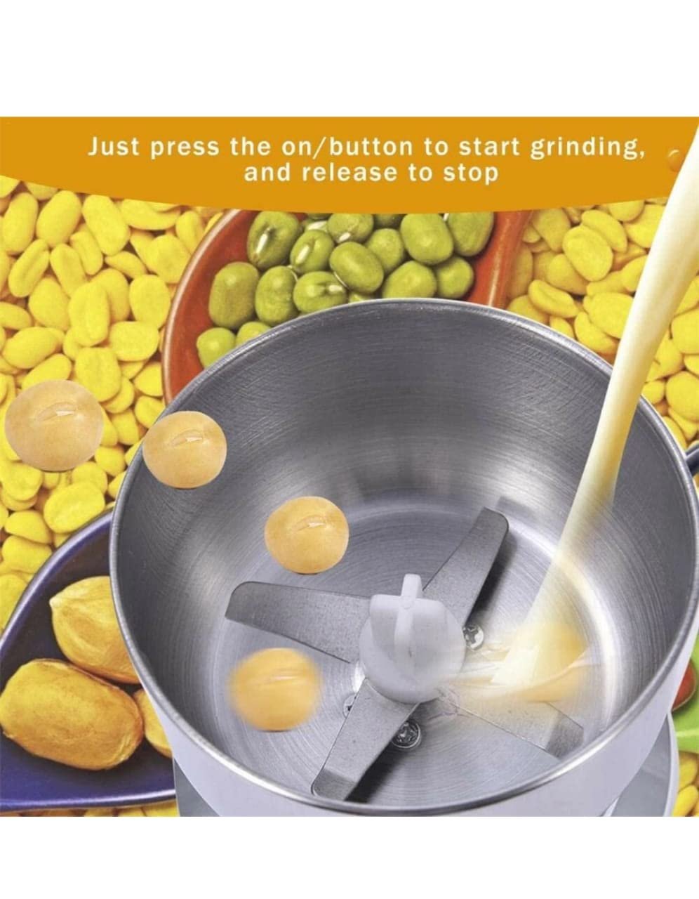 Nima Japan Electric Grinder Mini Stainless Steel Coffee Spice Nuts ...