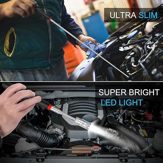 Telescopic Stick Pick Up Rod Quick Release with Led Light Telescopic ...