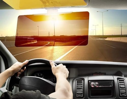 Car HD Vision Visor For Car for Day and Night Polarized Sun Visor Anti ...