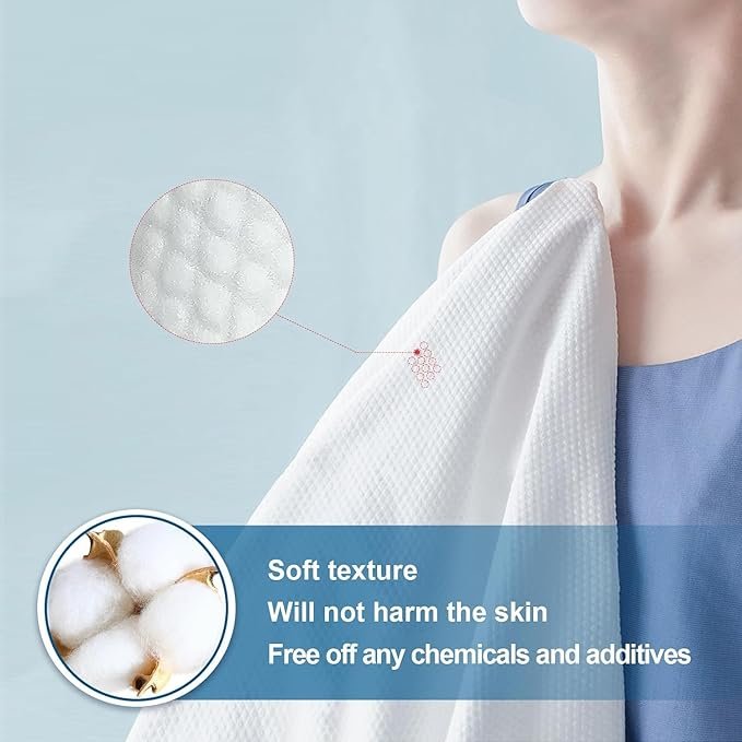 Portable Bath Towel Expandable Compact Compressed Bath Towel Cotton ...
