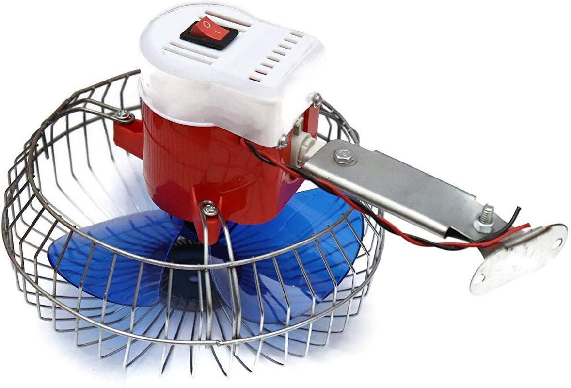 Car Rikshaw Fan 12 Volts DC Portable Fan Directly Run Through Battery ...